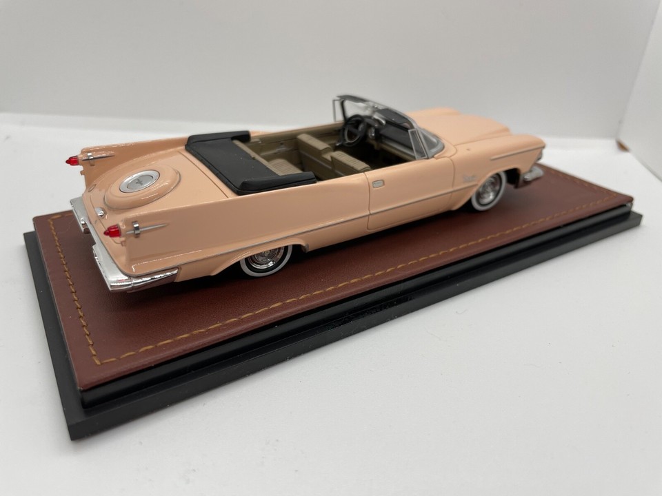 1958 Imperial conv 1/43 GLM resin n Brooklin Shell Pink Ltd Top down | eBay