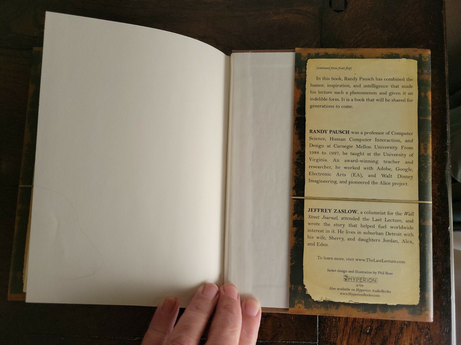 The Last Lecture By Randy Pausch ISBN 9781401323257 - 1st Edition | eBay