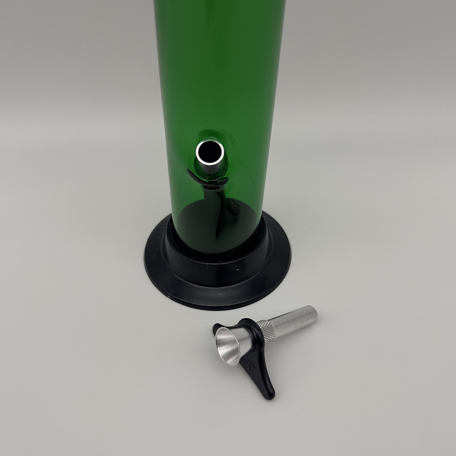 Acrylic Plastic Bong Tall Water Pipe 12" Straight Tobacco GREEN Hookah | eBay