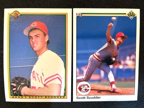MLB - Scott Scudder 1990 Bowman & 1990 Upper Deck Baseball - Reds | eBay