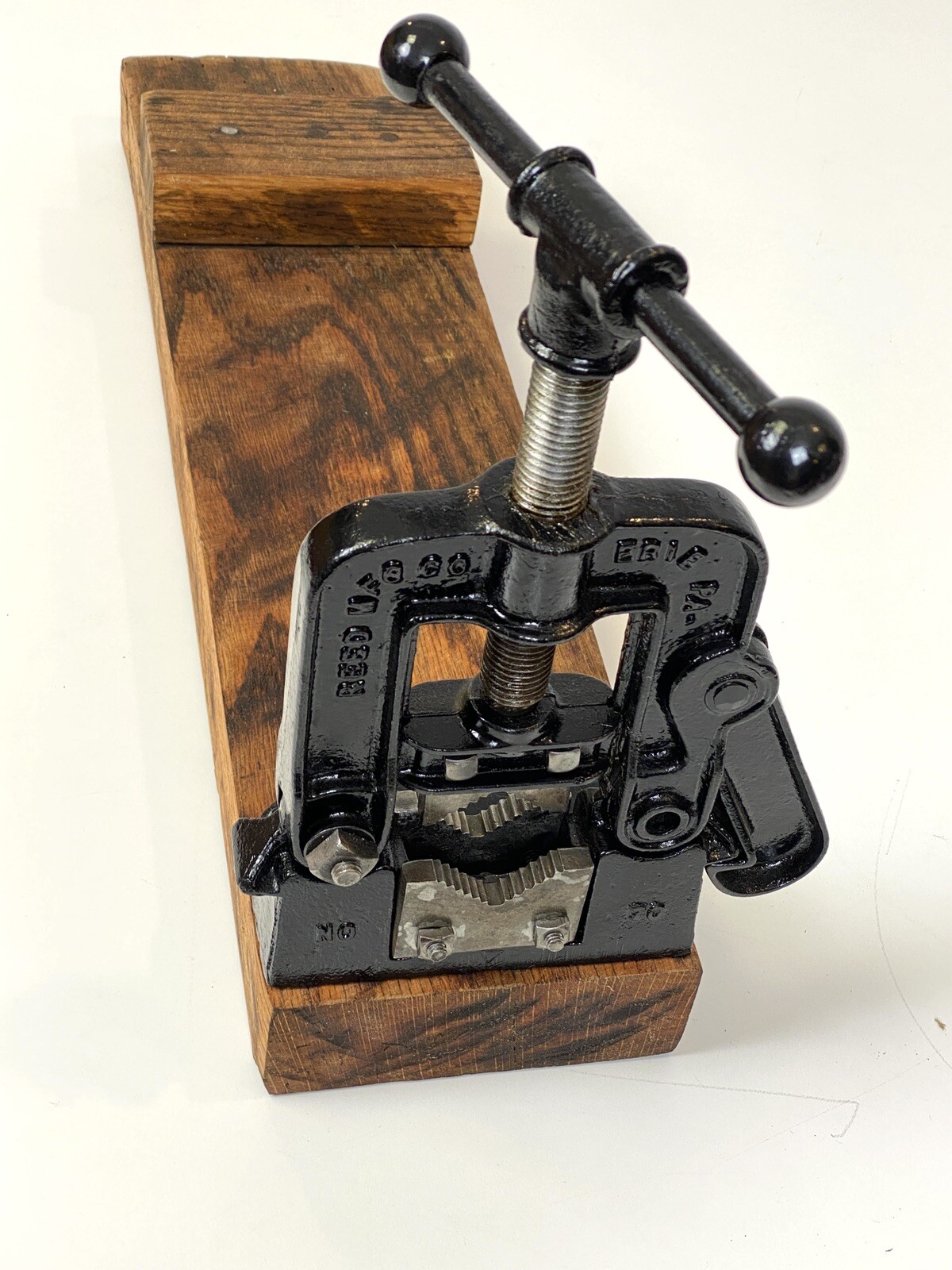 Vintage Rare REED MFG. CO. Bench Mount Pipe Vise No. 2 Patent Date 1896 ...