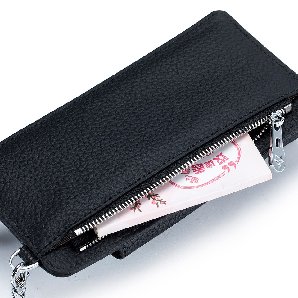 Women Cellphone Purse Genuine Leather Card Wallet Handbag Crossbody ...