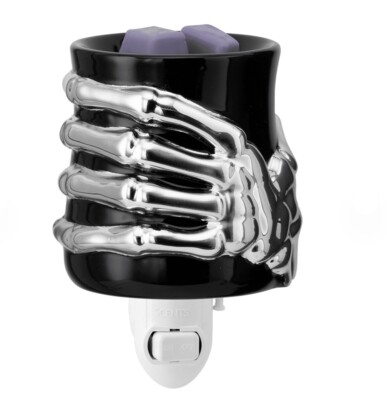 Scentsy GHOULISH GRIP Mini WAX Warmer BLACK Halloween NEW NiteLight ...