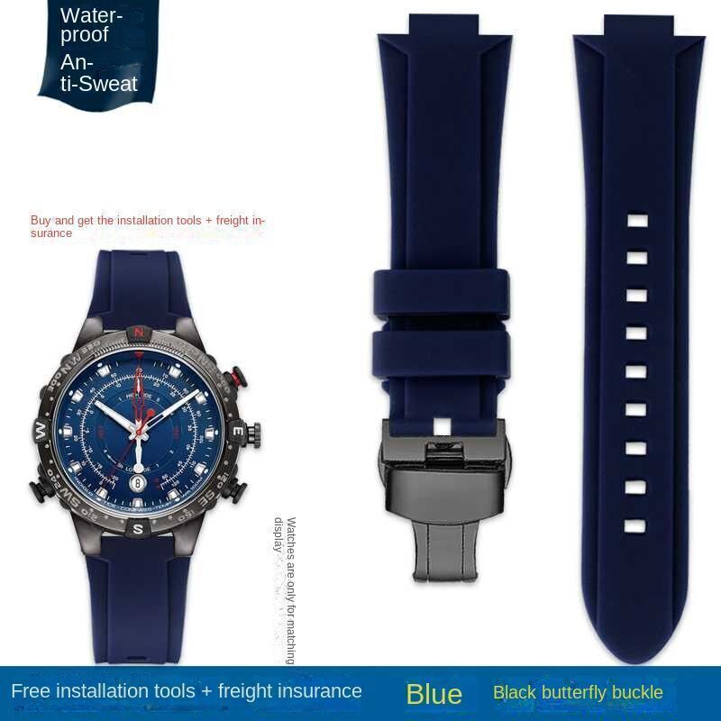 Fit For Timex E-tide Compass T2N721 T2N720 TW2V22200 Straps Watch Band ...