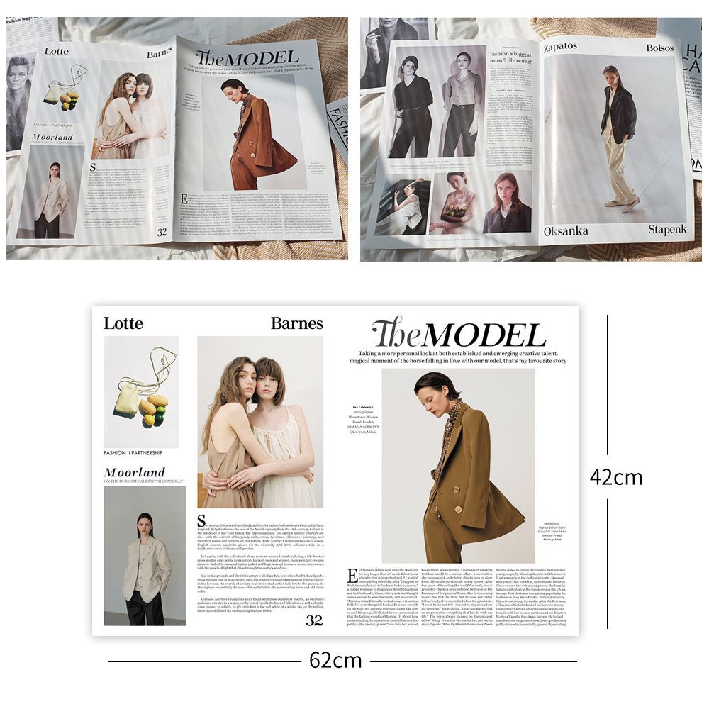 Photo Props Magazine Style Newspaper Photography Background Decoration ...