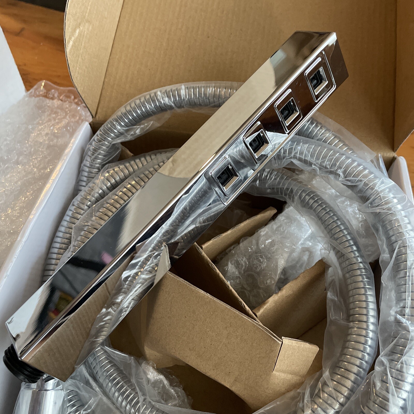 Delta 55567 Adjustable Wall Mount Hand Shower Chrome, 1.75 gpm | eBay