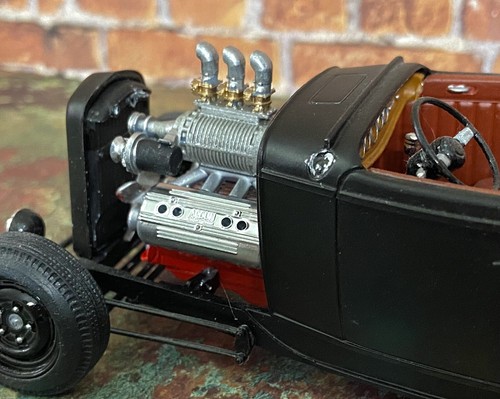1/24 Scale: Supercharged Ford Flathead Engine W/ Ardun Heads; Resin; 3D ...