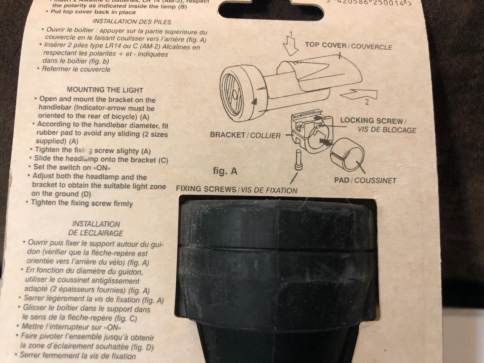 NOS Vintage Zefal XP Halogen Cycle Light Bicycle Headlight | eBay