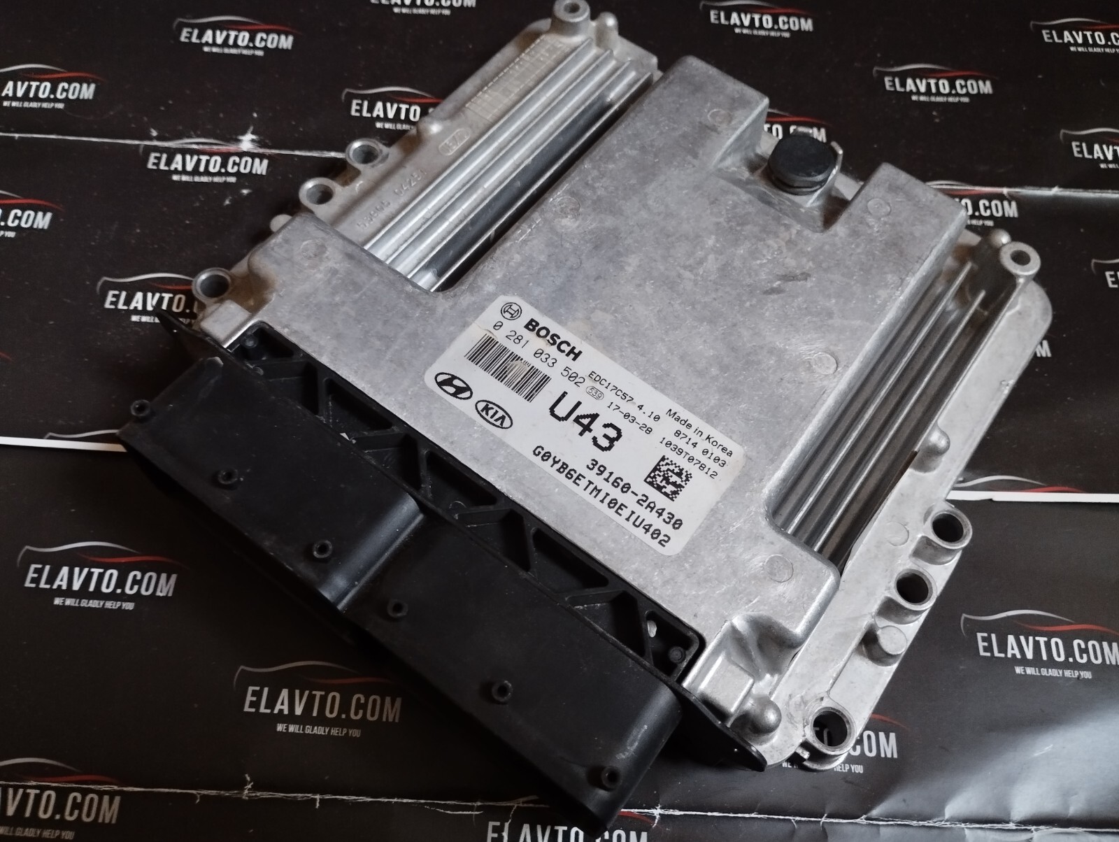 Genuine KIA ECU 39160-2A430 Bosch 0281033502 391602A430 EDC17C57 U43 | eBay