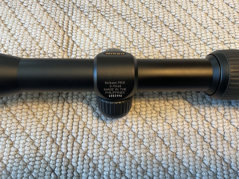 Nikon Prostaff Target EFR 3-9x40 AO Rimfire/Air Rifle Scope. #6734 MINT ...