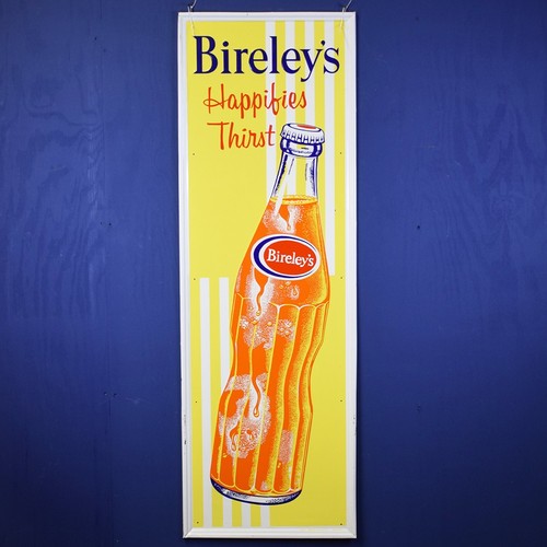 Bireley's Orange Soda Embossed Vertical Self Framed Sign 1960 54 Inches ...