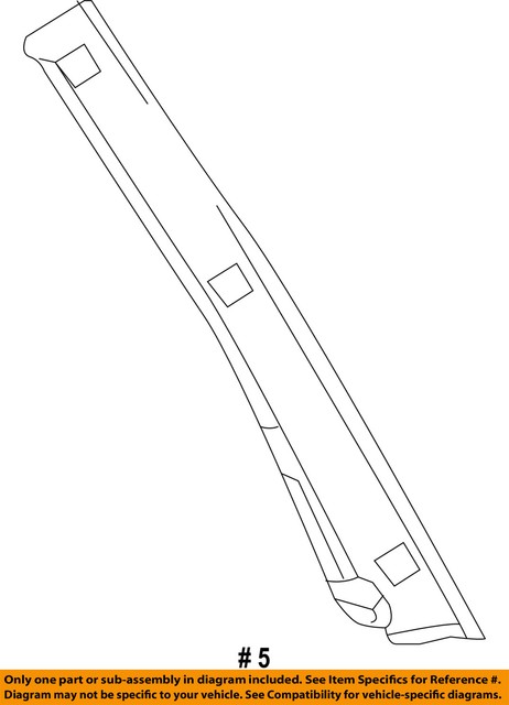 MERCEDES Mercedes-Benz OEM 13-16 Gl550 Interior-pillar Trim Left ...