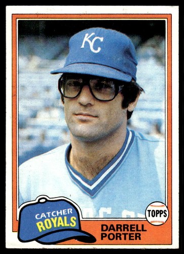 1981 Topps Darrell Porter #610 Kansas City Royals Baseball Card | eBay