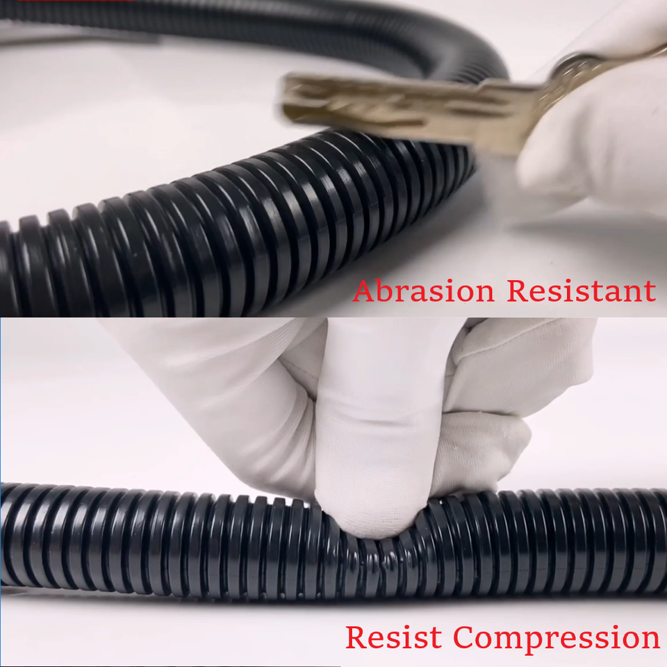 Split Wire Loom Conduit Tubing Harness Cable Sleeve Cords Protector ...