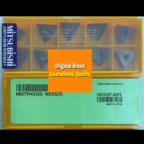 10PCS in BOX Original MITSUBISHI MGTR43125 NX2525 Carbide Insert New | eBay