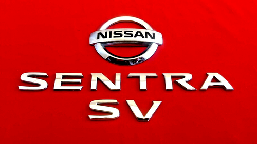13-19 NISSAN SENTRA SV REAR TRUNK EMBLEM LOGO BADGE SYMBOL CHROME ...