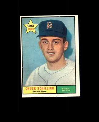 1961 Topps 499 Chuck Schilling RC VG-EX #D1,472717 | eBay