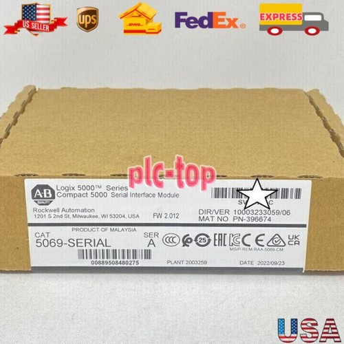 NEW Sealed AB 5069-SERIAL Compact Logix 5000 Interface Module US Free ...