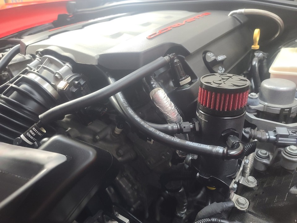 Mighty Mouse Solutions Mild Oil Catch Can For 2014-2019 C7 Corvette ...