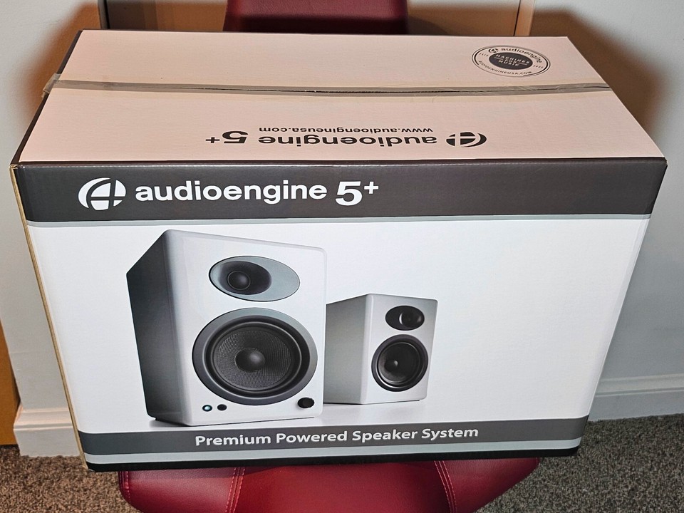 Audioengine A5+ Bluetooth Wireless Powered Bookshelf Speakers - Pair (Black) | eBay