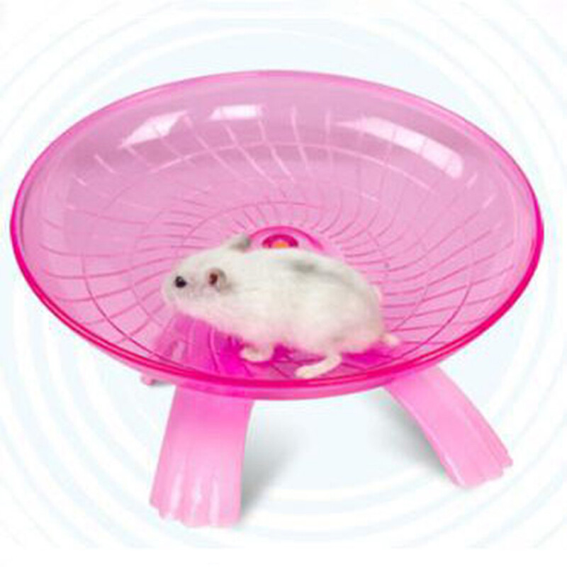 Pet Hamster Flying Saucer Exercise Squirrel Wheel Hamster Mouse Running ...