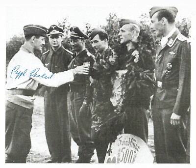 Reinhard Seiler Signed 8x10 Photograph (d) WWII German Ace 100 V | eBay