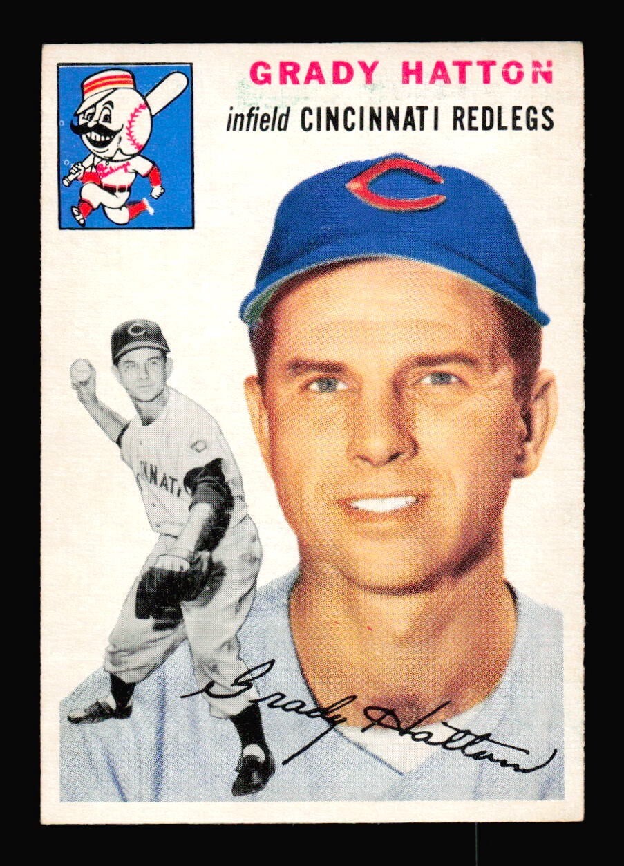 1954 Topps #208 Grady Hatton EXMT+ CENTERED Set Break J&J 003 | eBay