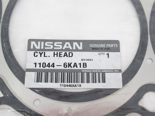 Genuine OEM Nissan 11044-6KA1B Cylinder Head Gasket Left 2016-2020 ...