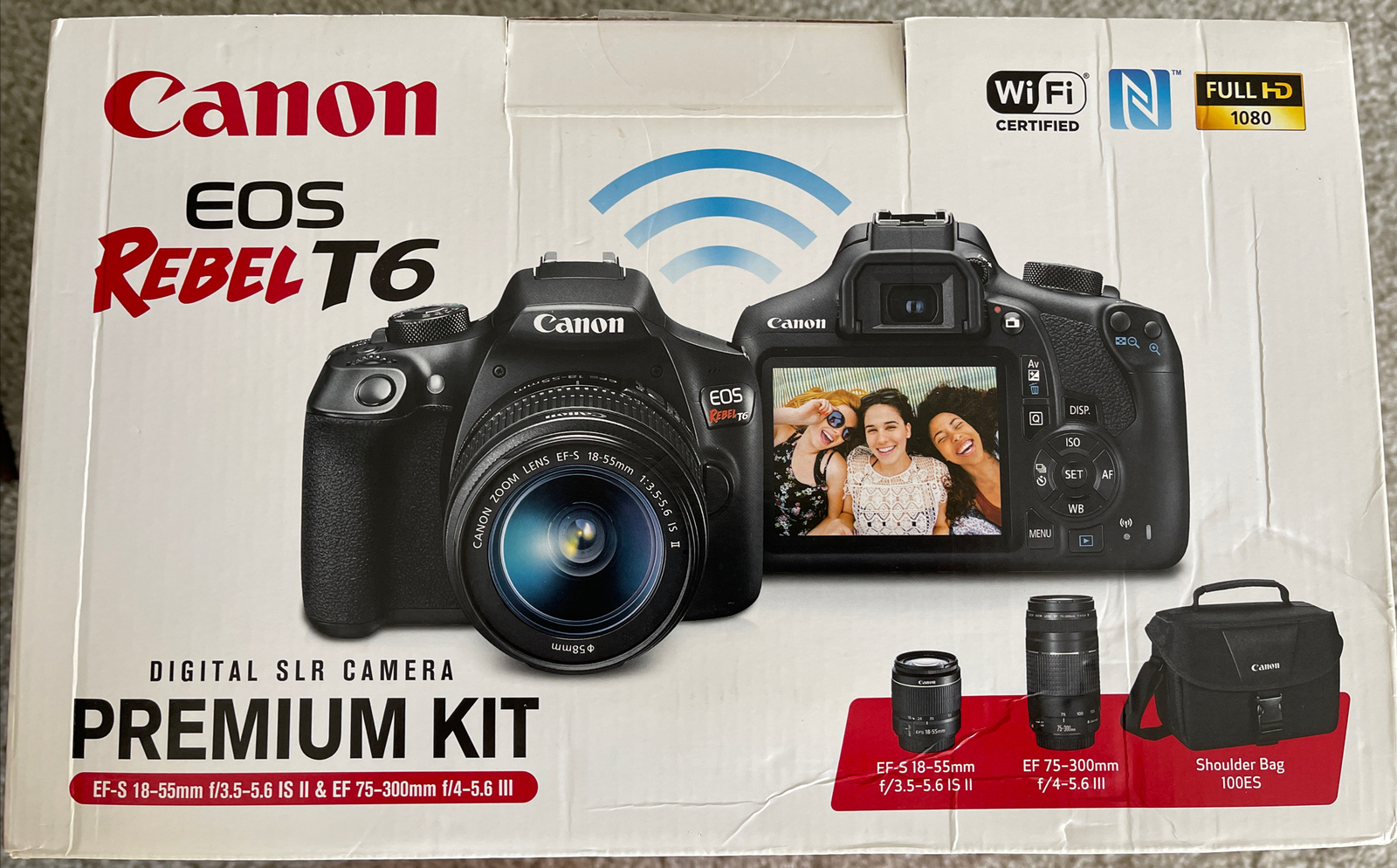 Canon Eos Rebel T6 Kit Premium | eBay