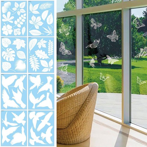 Anti-Collision Decal Glass Decals Static Stickers Window Stickers ...