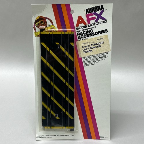 Early Aurora AFX 9" LAP COUNTER #2526 - VERY COOL STRIPED VARIANT - MOC ...