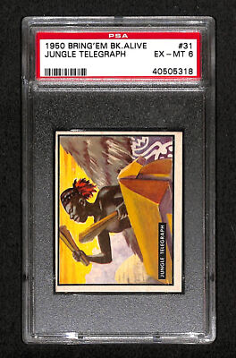 1950 Bring'em Back Alive Jungle Telegraph #31 PSA 6 | eBay