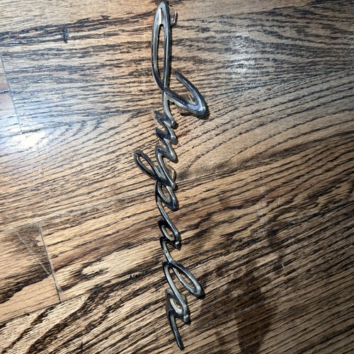 Chevy Impala Car Emblem Badge Original Metal Script Cursive | eBay