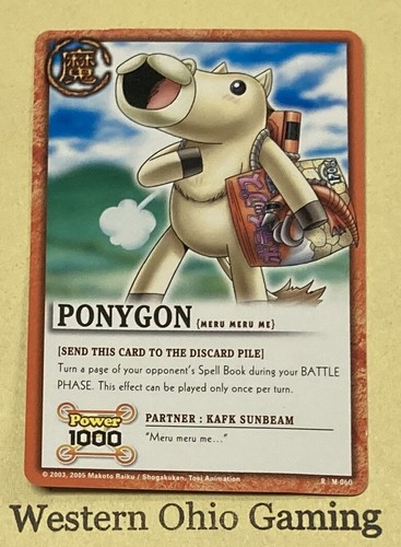 Zatch Bell Ponygon #M-060 Rare USED READ Trading Card Game TCG CCG ...