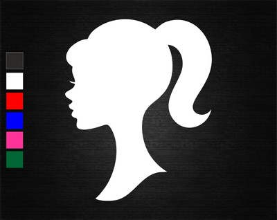 BARBIE HEAD VINYL DECAL STICKER CAR/VAN/WALL/DOOR/LAPTOP/WINDOW/HOME | eBay