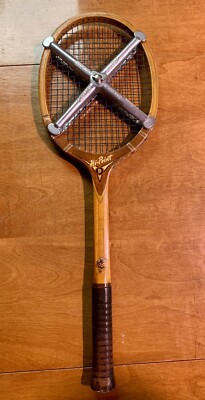 TA Davis Hi Point Tennis Racket Vintage Wood Tennis Racquet with Zephyr ...