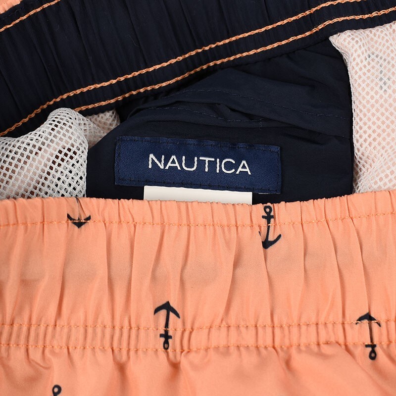 NAUTICA Mens Guava Punch ANCHORS Swim Trunks Shorts XL NWT | eBay