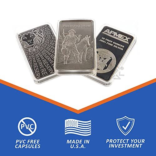 10oz Silver Bar Case Clear Acrylic Storage Container Silver Bar Box | eBay