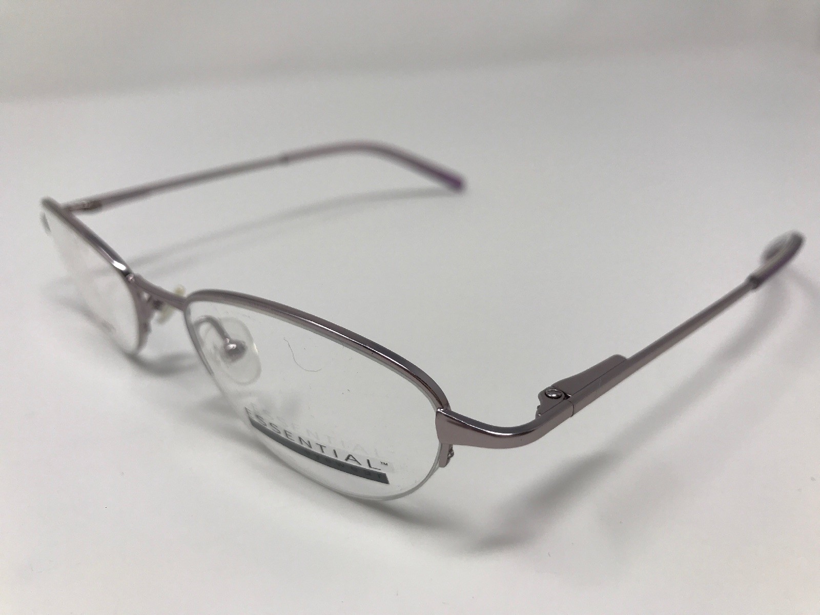 Essential Eyewear Eyeglass Frames EN4693 Mauve 50-18-135mm Half Rim ...