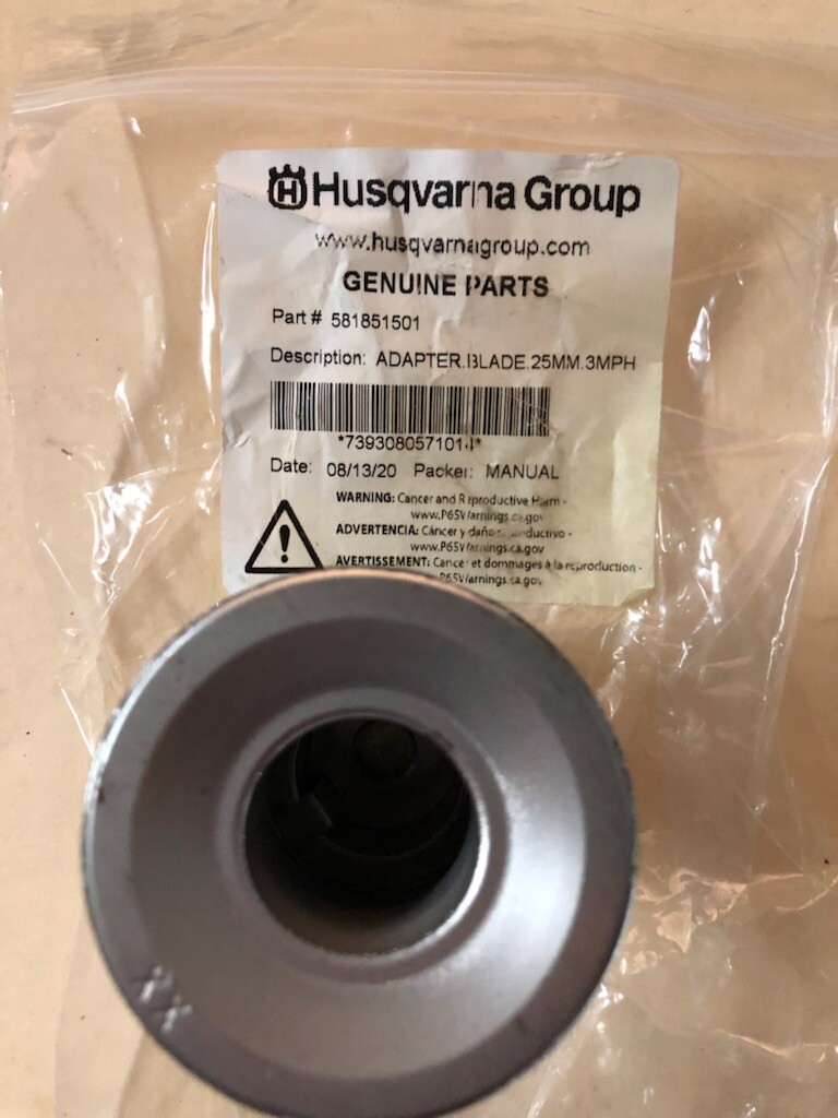 -581851501 25MM 5 STAR BLADE ADAPTOR & 22" Blade 587199603 POULAN ...