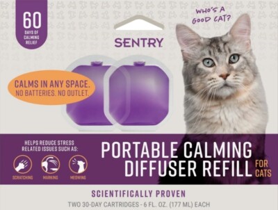 Sentry Behavior Portable Calming Diffuser Refill for Cats, 2 count | eBay