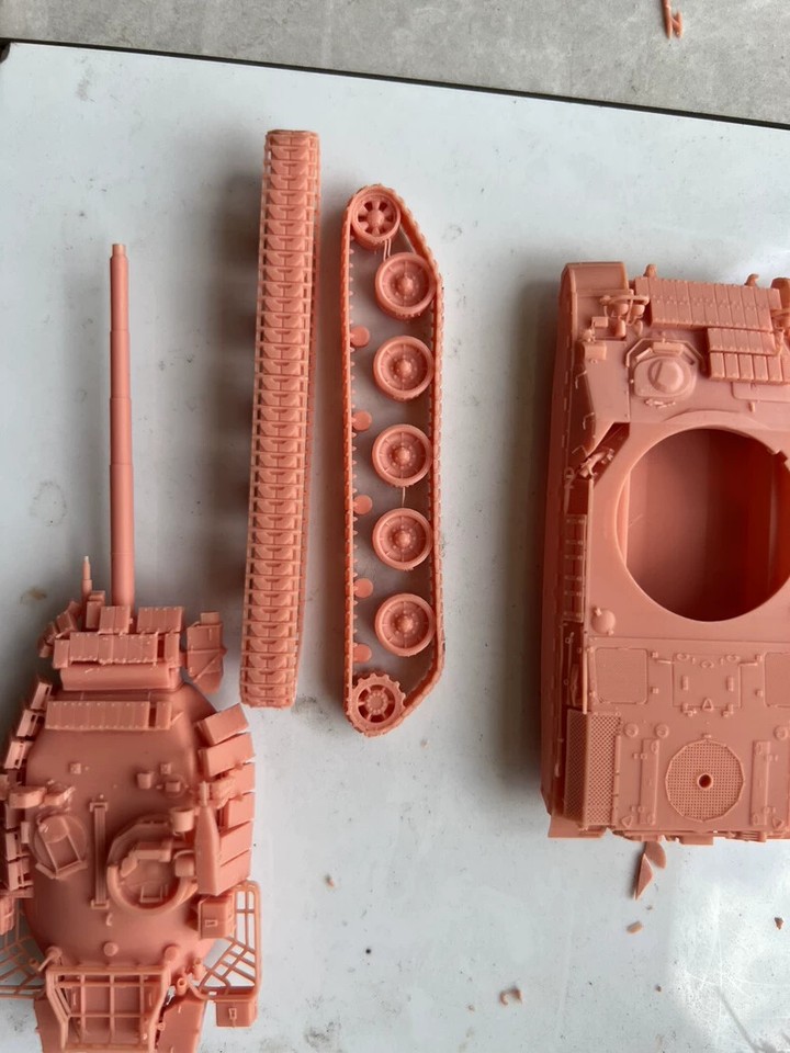 3D Printed 1/72/87/144 French Amx-30b2 Brennus Main Battle Tank Model ...