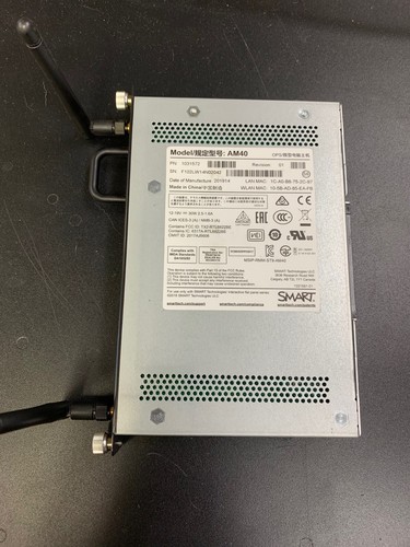 SMART Technologies AM40 iQ Appliance For Smart Board Interactive ...