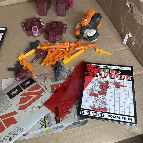 LOT OF TRANSFORM G1 Reissue Technobots Computron & Aerialbot Superion ...