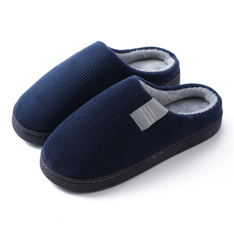 Ladies Slippers Mens Womens Warm Fur Lined Winter Warm Mules Shoes ...