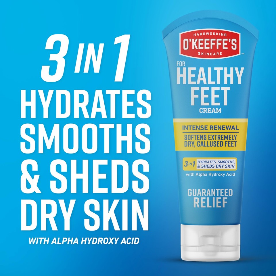 for Healthy Feet Intense Renewal Cream with Urea & Alpha Hydroxy Acid ...