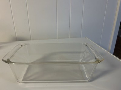 Vintage PYREX Clear #215-B Loaf/Bread Pan/Dish 9x5x3 Clear Baking Dish ...