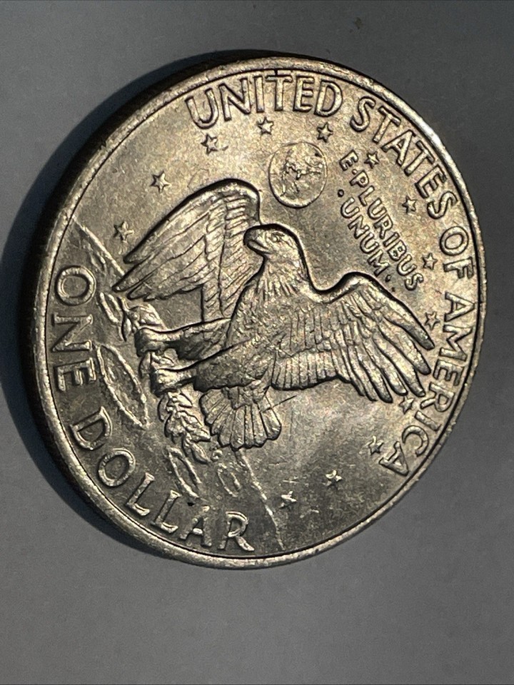 1972 Eisenhower Dollar Coin Rare No Mint Mark Very Fine | eBay