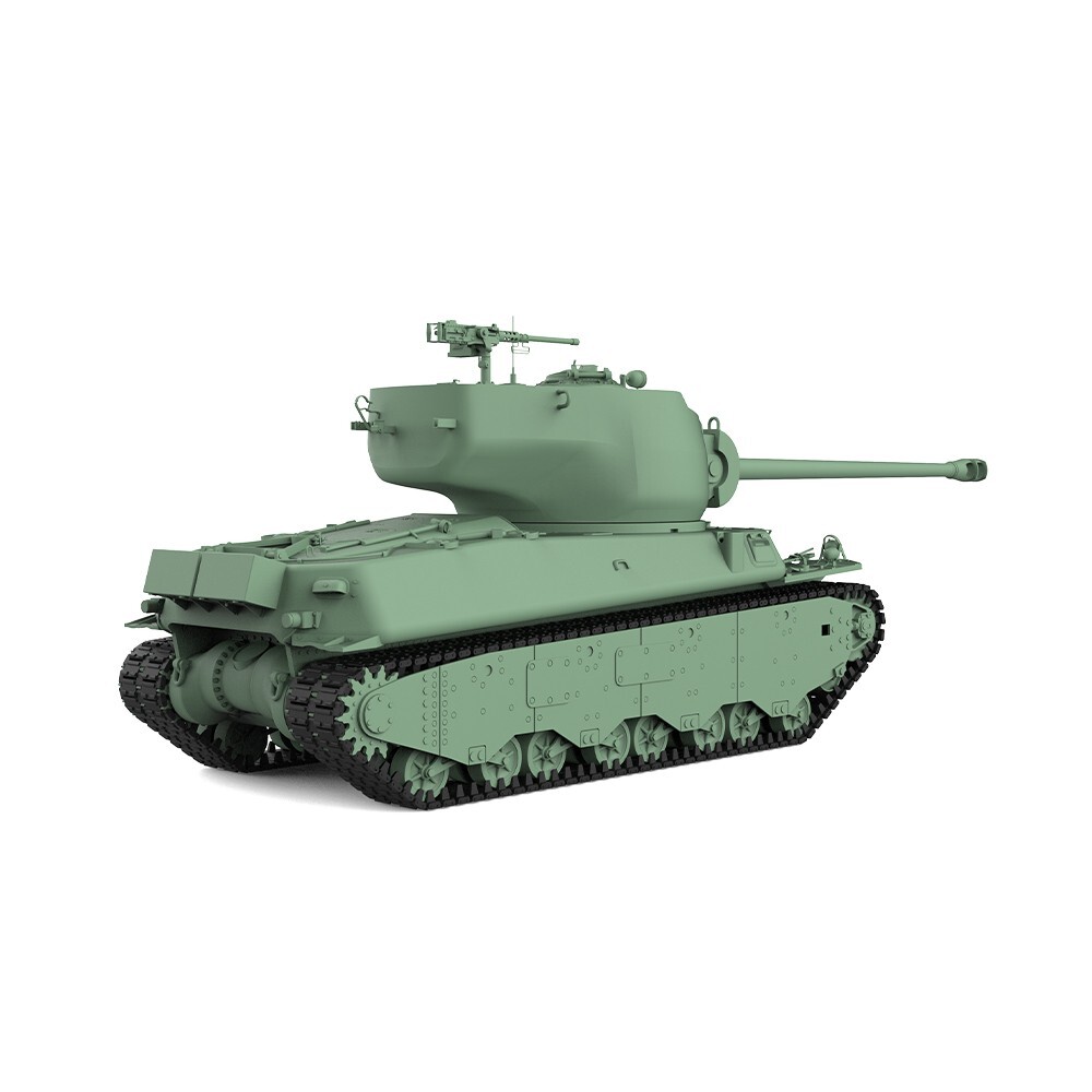 SSMODEL 544V1.9 1/87 HO Scale Military Model Kit US M6A2E1 Heavy Tank ...