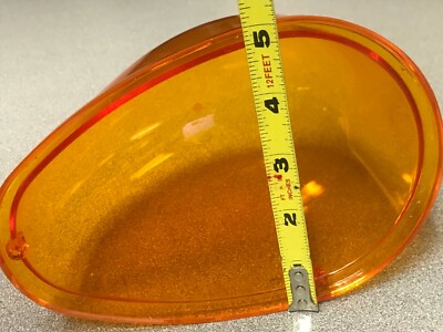 Revolving Safety Light Lens, Tear-drop shape, Amber | eBay